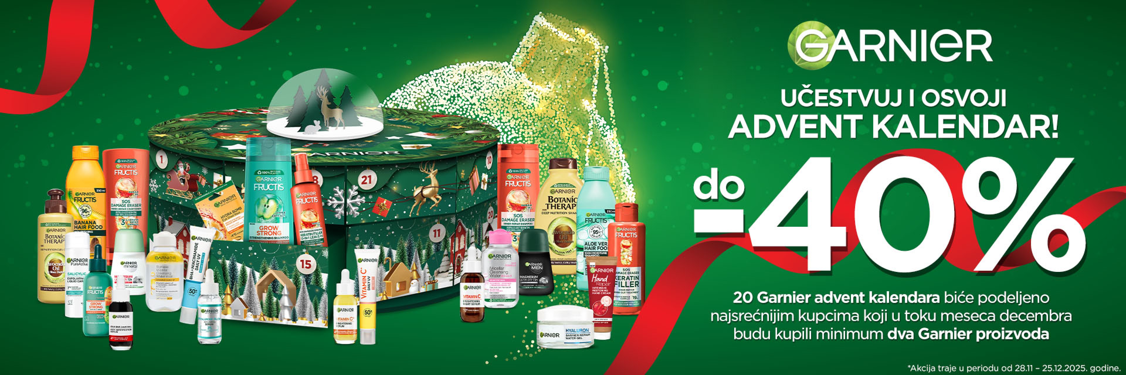 Garnier Xmass Decembar 2025. | Oliva online apoteka
