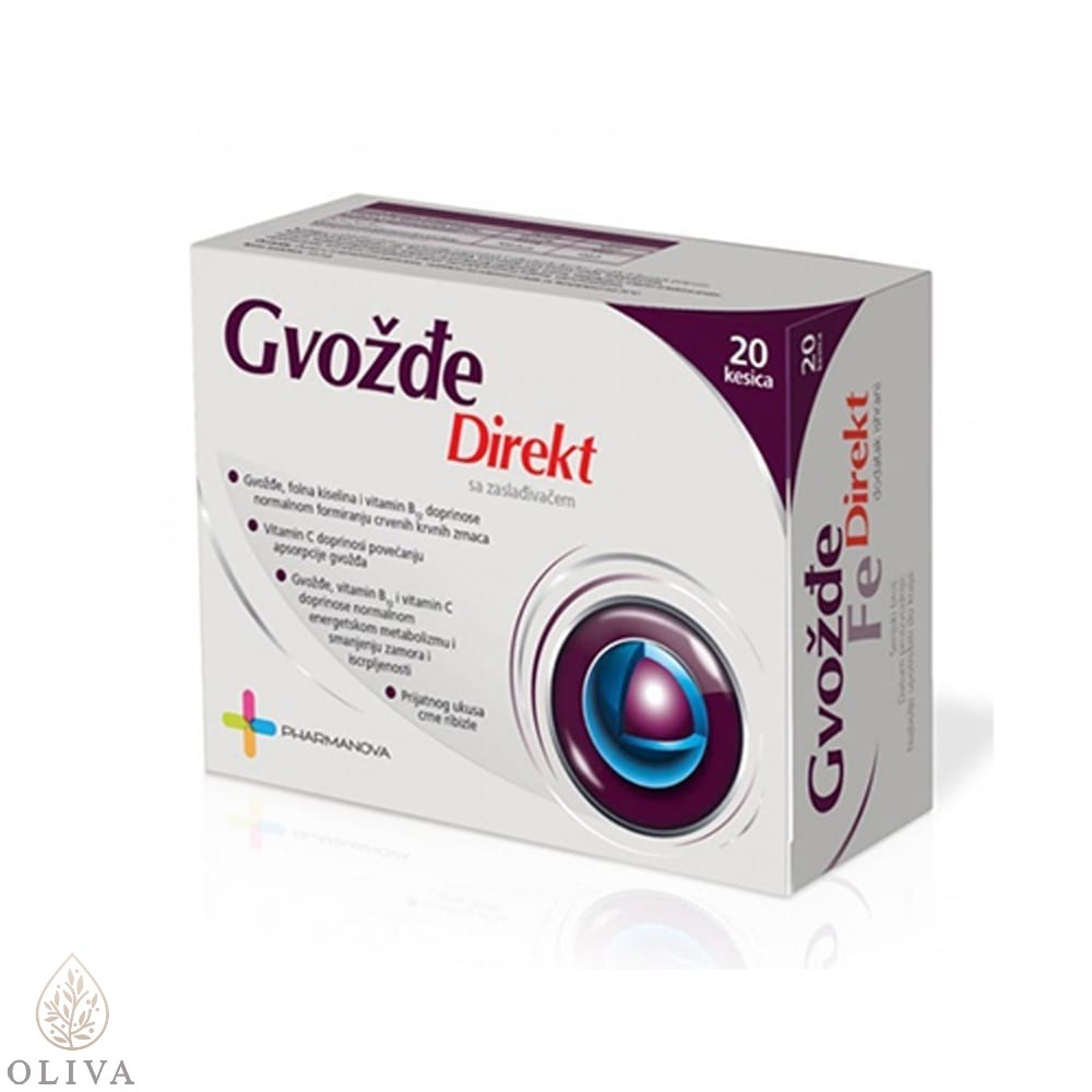 Gvožđe Direkt Sachet 20 Pharmanova | Oliva online apoteka