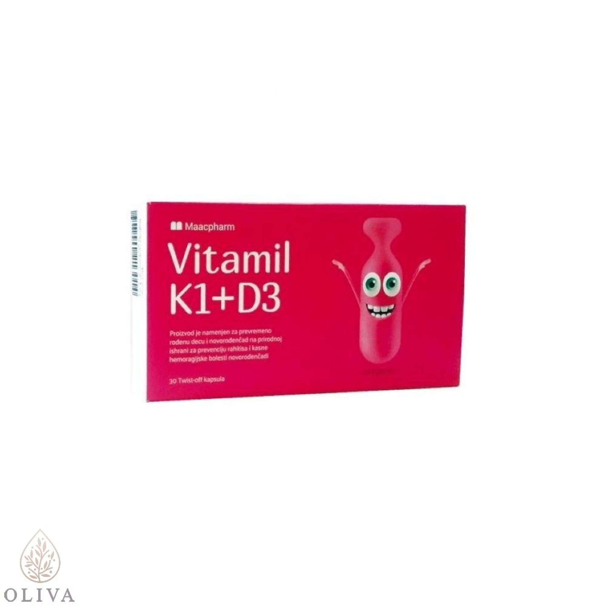 Vitamil K1D3 Caps30 Maacpharm | Oliva online apoteka