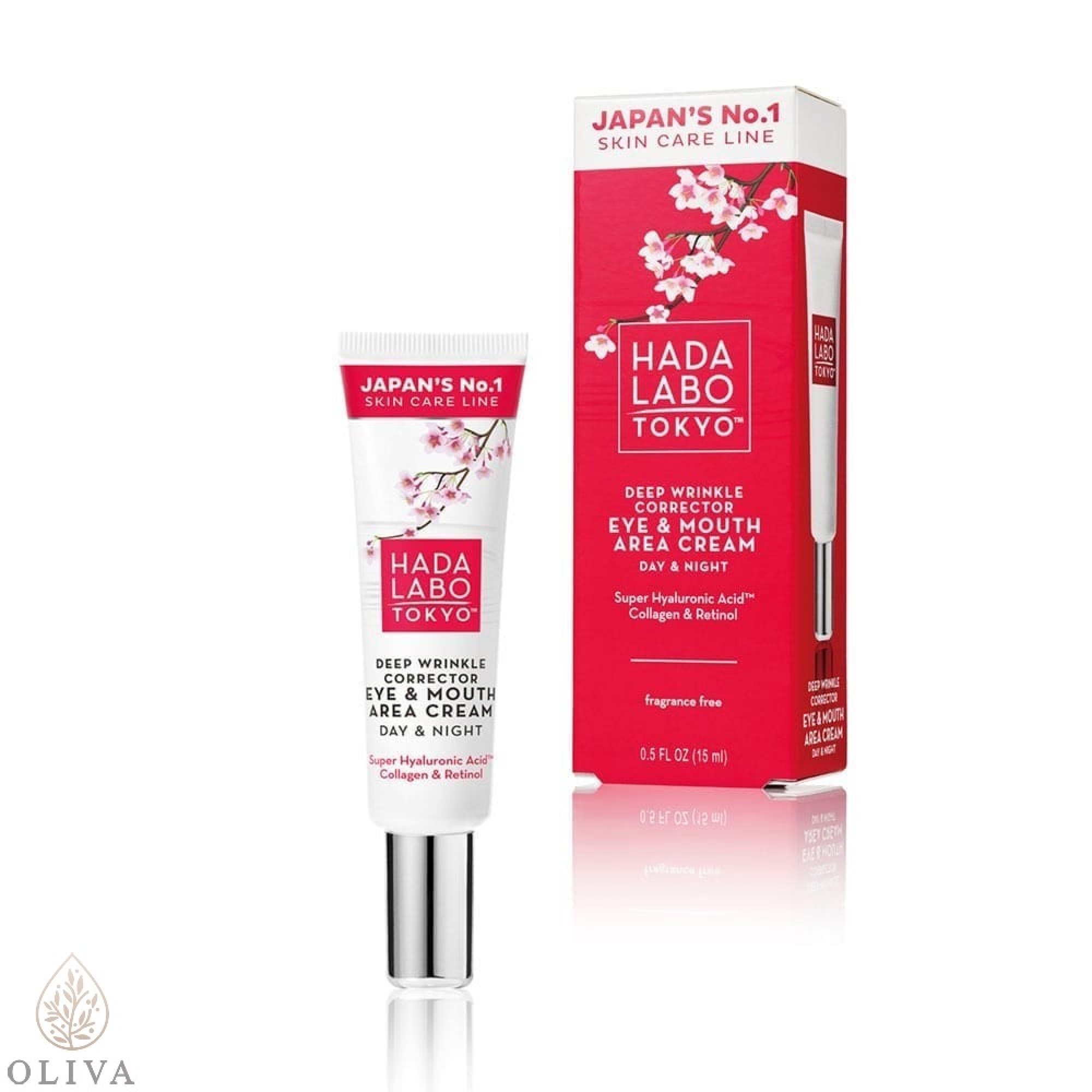 Hada Labo Deep Wrinkle Corrector Eye &amp; Mouth Area Cream | Oliva ...