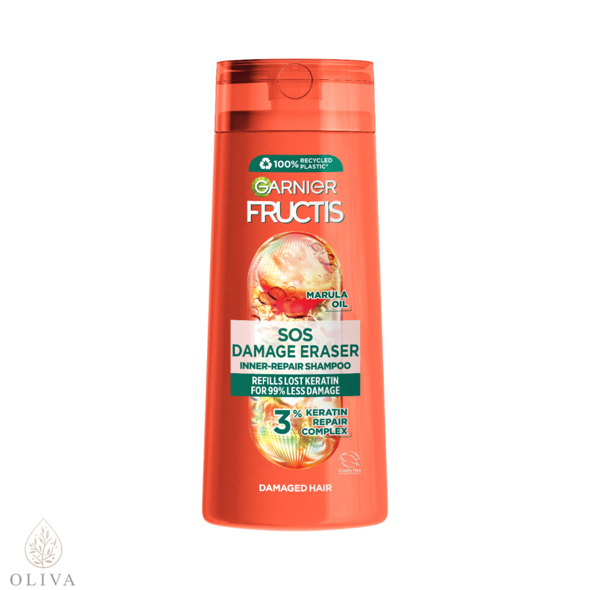 Garnier Fructis Sos Damage Eraser Šampon Za Unutrašnju Obnovu Oštećene ...