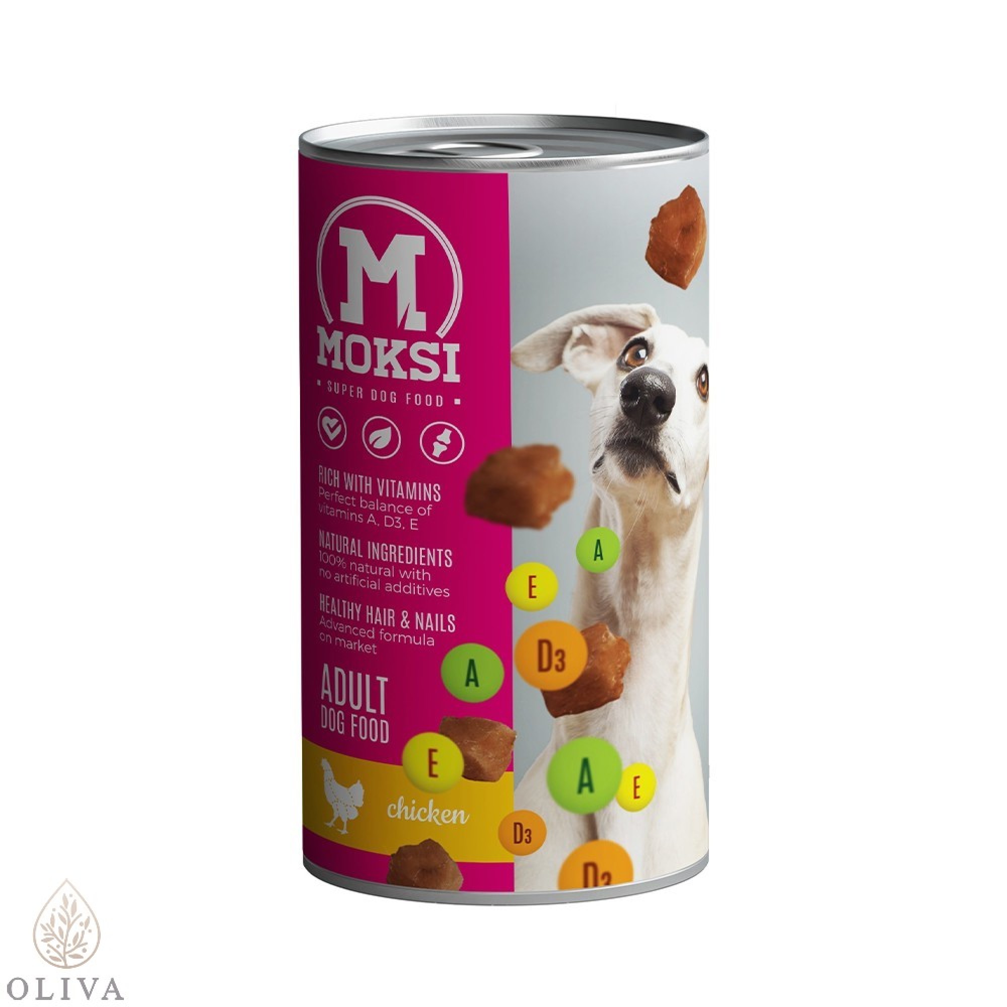 Moksi Konzerva Za Pse Sa Piletinom 1240G | Oliva online apoteka
