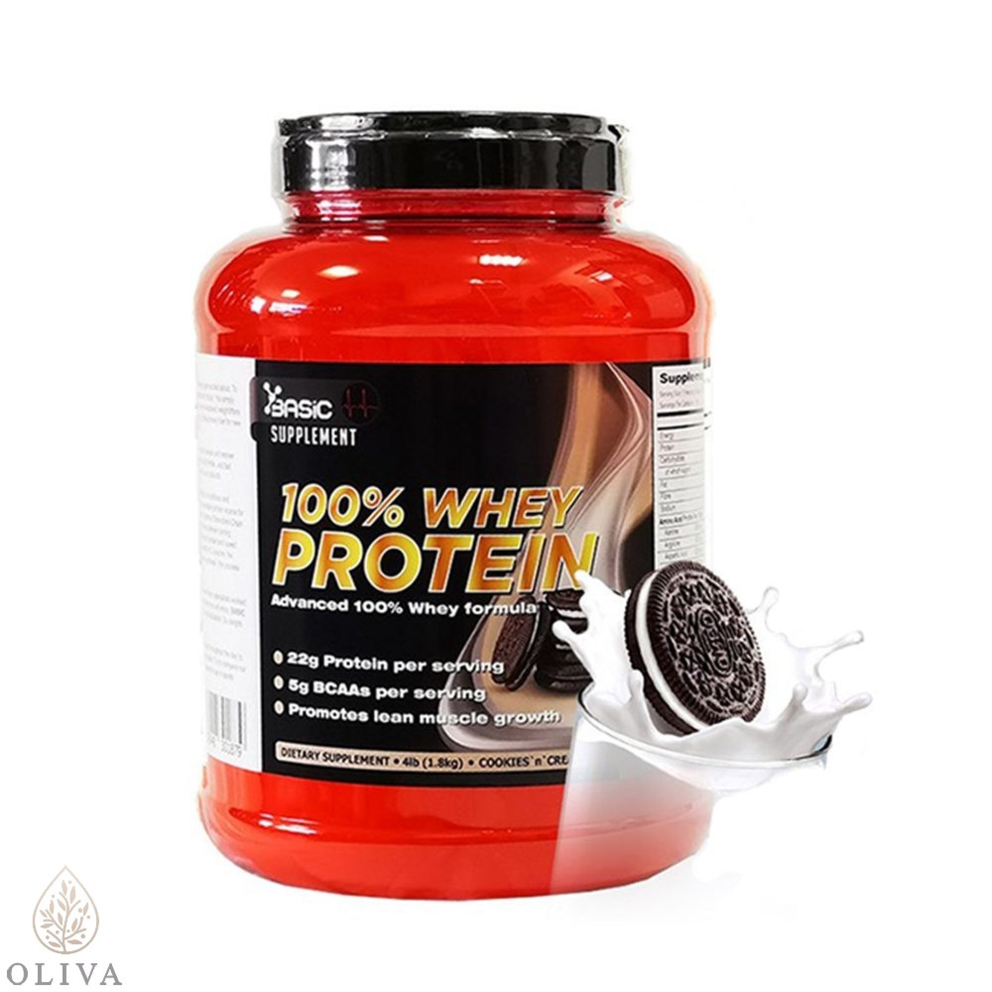 100% Whey Protein Red Cookie And Cream 1,8Kg The Nutrition | Oliva ...